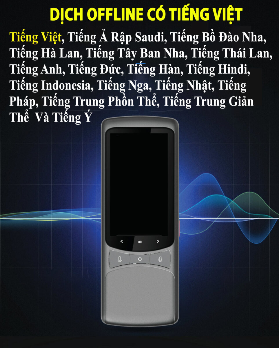 Máy Phiên Dịch VTalk Go 2023 - Máy Phiên Dịch Mang Thương Hiệu Việt Nam ...