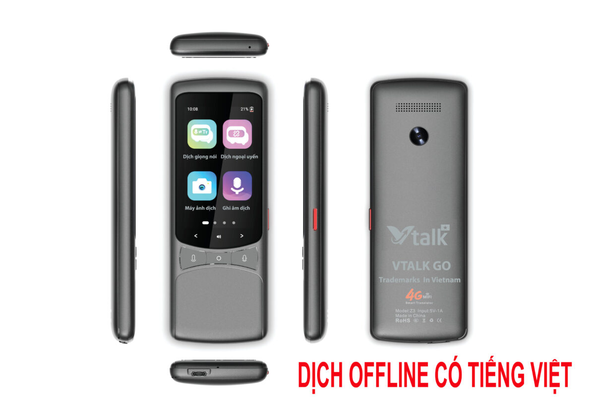 Máy Phiên Dịch VTalk Go 2023 - Máy Phiên Dịch Mang Thương Hiệu Việt Nam - Bán Máy Phiên Dịch ...